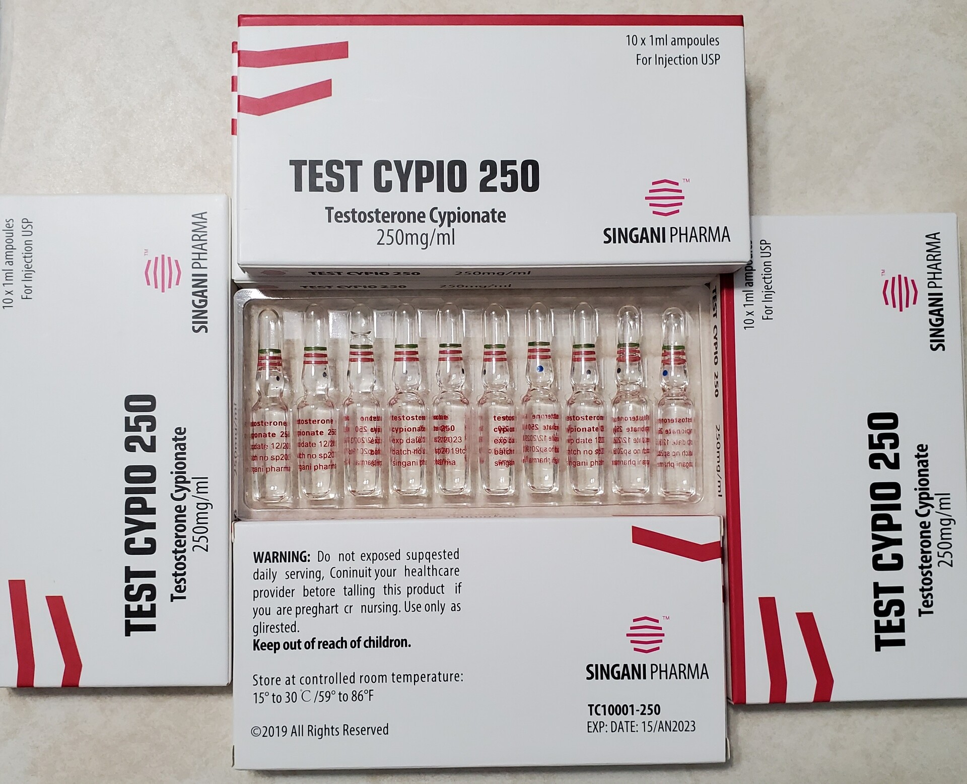 Picture: Promo landed Test Cyp 250, Singani Pharma