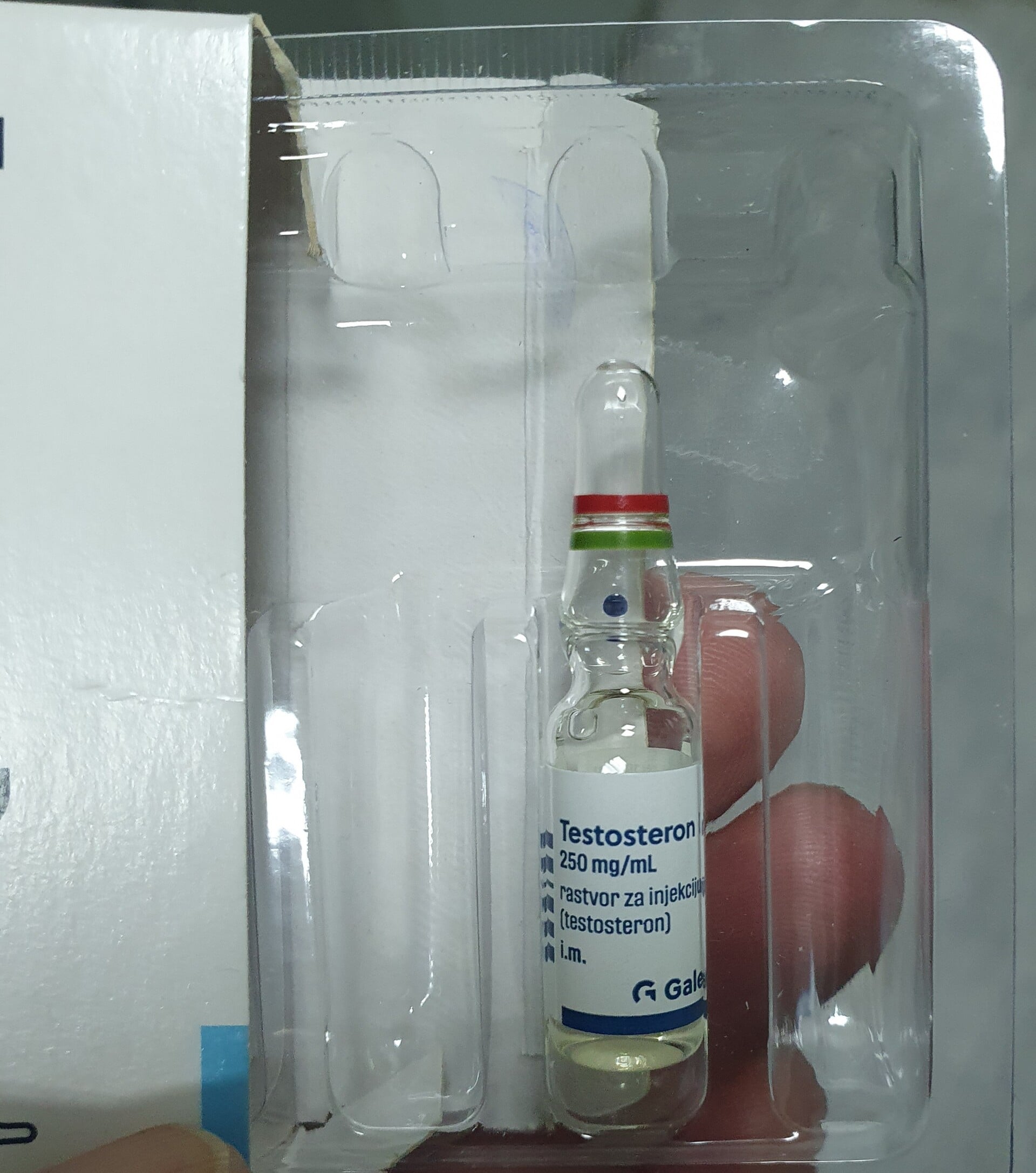 Picture: New design of Testosterone from Galenika