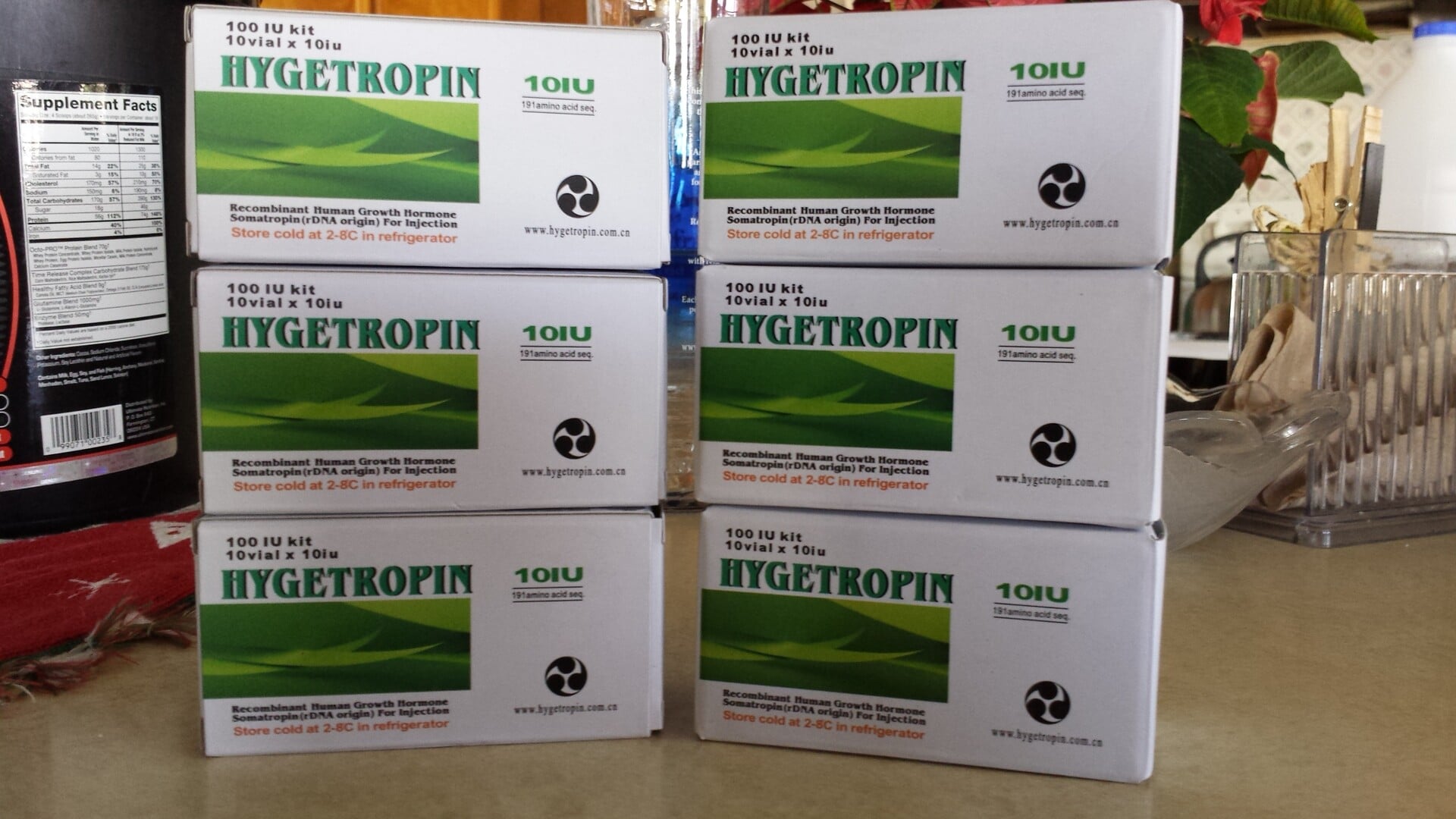 Picture: 6 kits of hygetropin