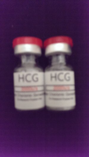 Picture: 2 HCG vials
